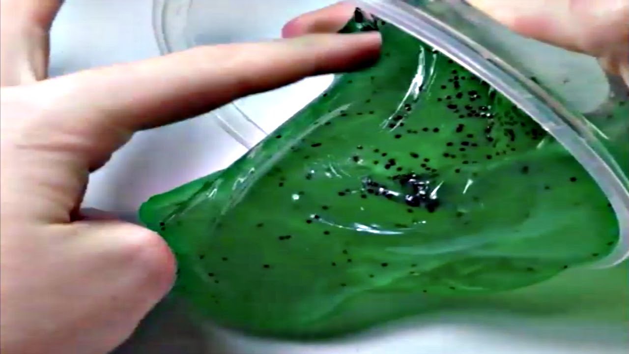 Kiwi Slime - Most Satisfying Slime ASMR Video - YouTube