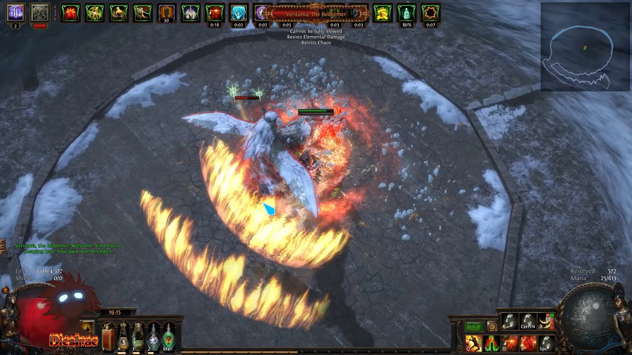 POE awaken 8 3.9 Lacerate melting Redeemer - YouTube