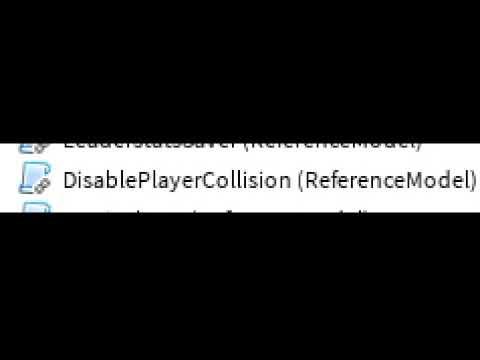Disable Player Collision model code. #retrostudio #roblox - YouTube