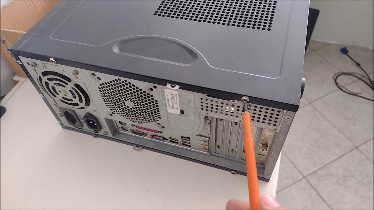 Como Abrir um PC Simples - Para Leigos - YouTube