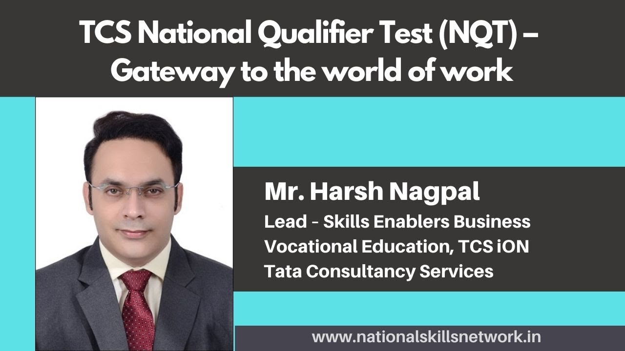 TCS National Qualifier Test (NQT) - Gateway to the world of work - YouTube