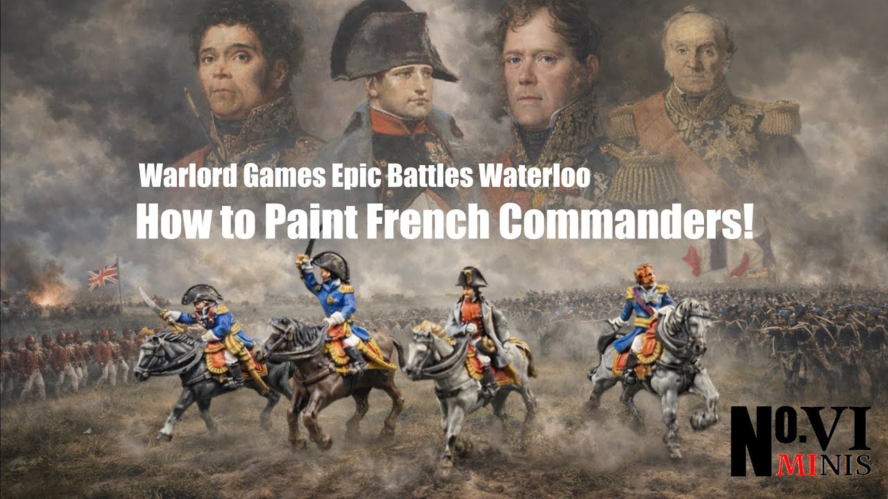 Waterloo Epic Battles: French Commanders Easily Painted Up! See How ...