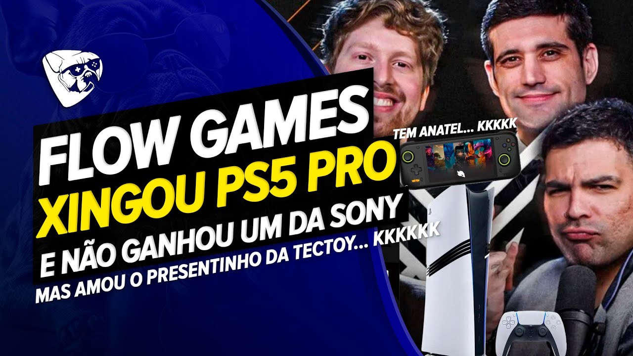 FLOW GAMES Detonou O PS5 PRO e NÃO GANHOU NENHUM Mas GANHARAM UM ZEENIX e FALARAM MUITO BEM ...