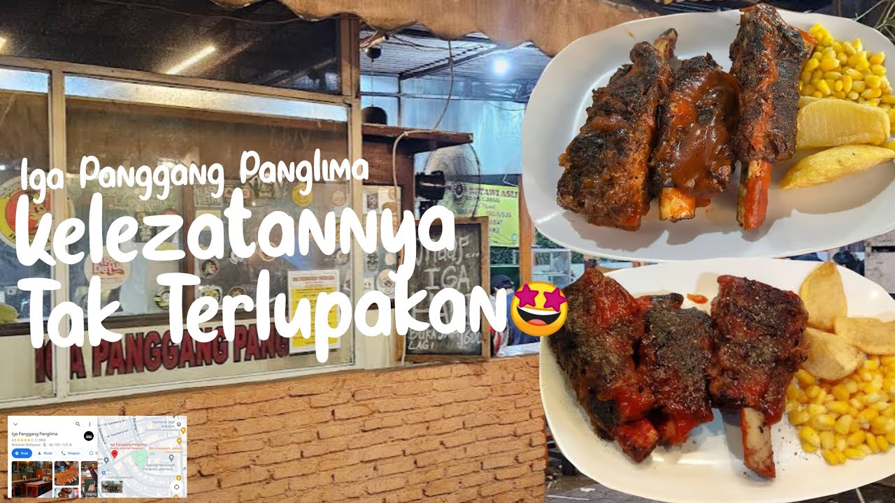 Iga Panggang Panglima yang Fenomenal dan Viral. Jl. Gandaria II ...