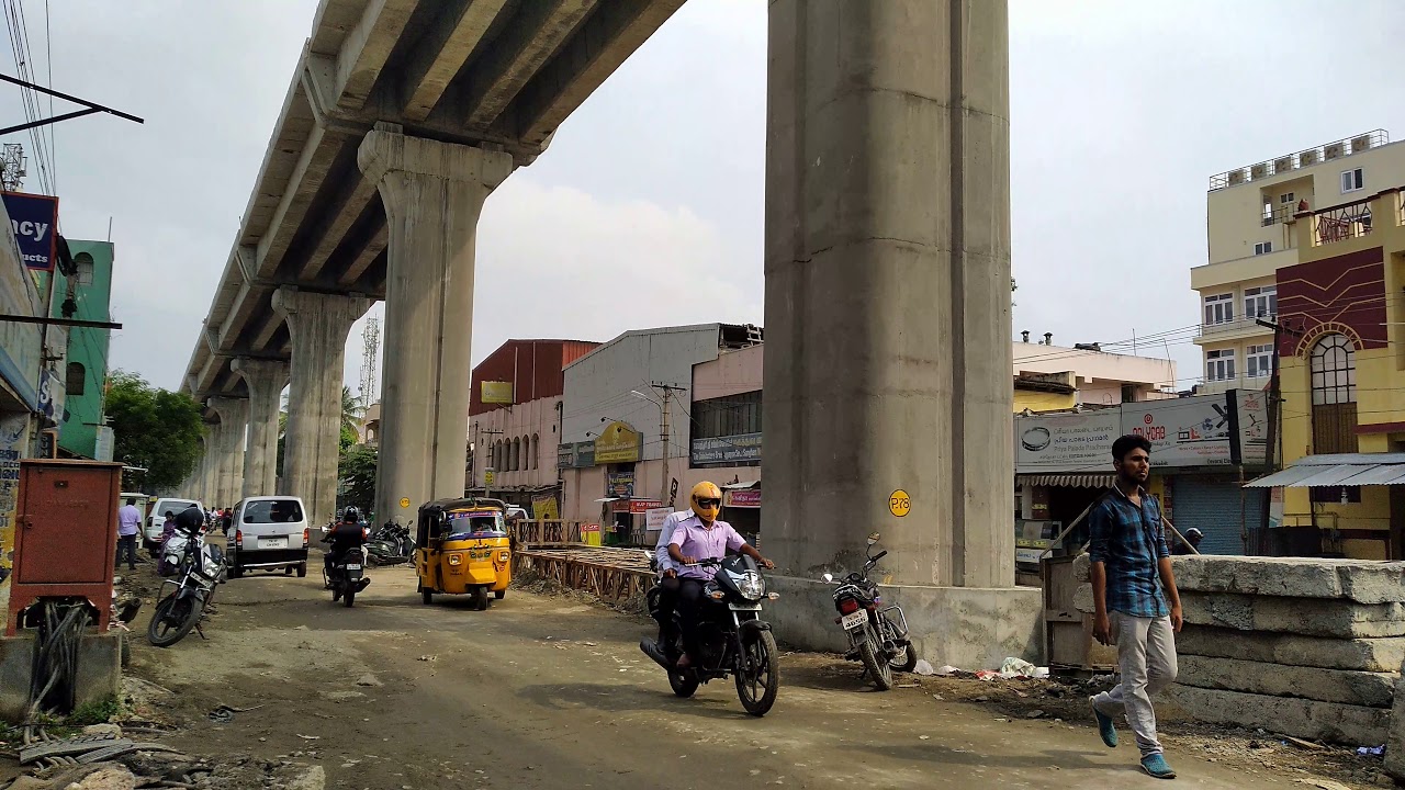 100 feet road's new bridge coimbatore | Sidhapudur Sree Ayyappan Temple ...