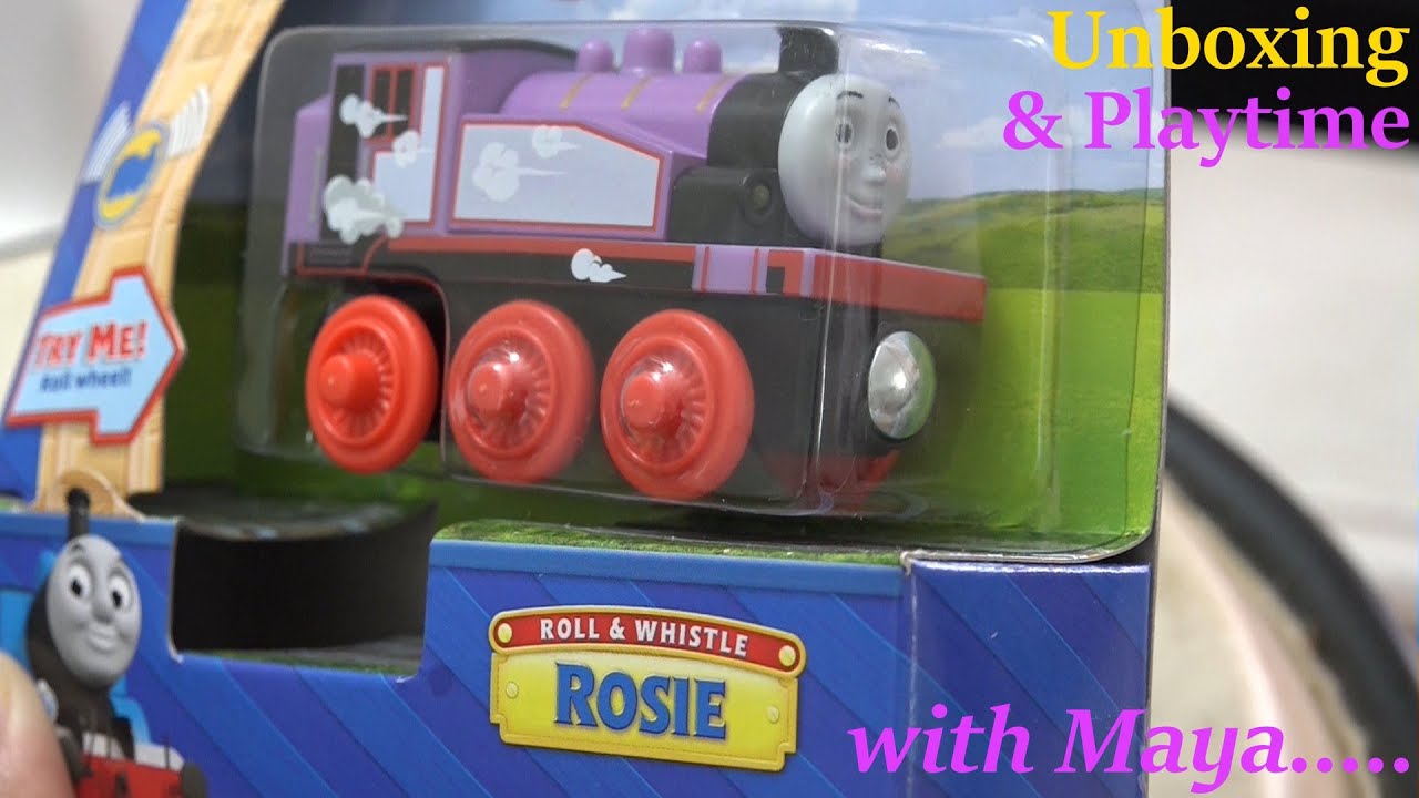 Thomas & Friends Roll & Whistle Emily Unboxing + Dragon and Dinosaur ...