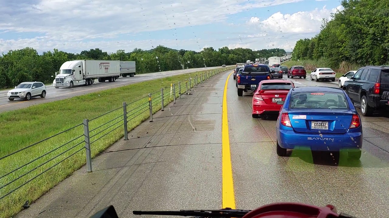 LJFD Engine 5132 Respond w/ Heavy Traffic Heavy Q, Airhorn and ...