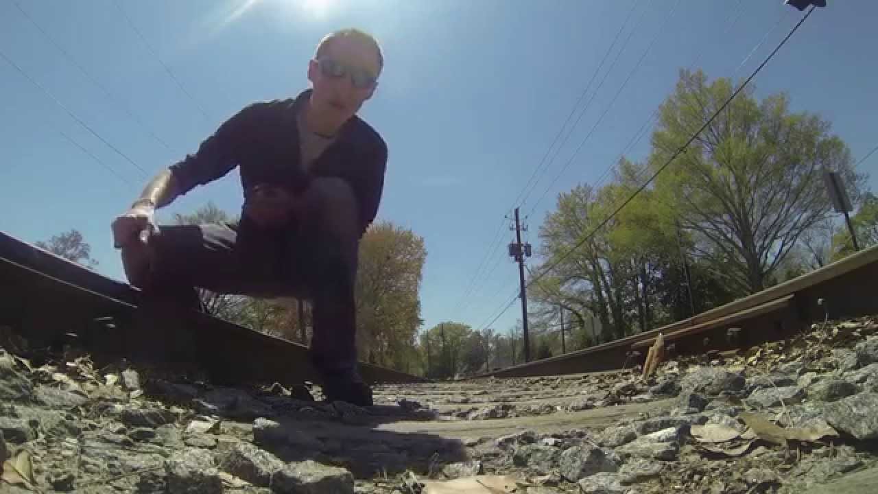 Train Drives Over GoPro - YouTube