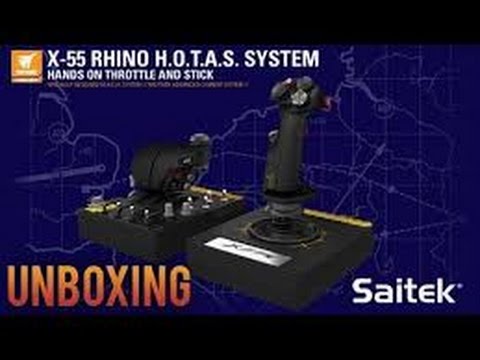 | UNBOXING | MONTAJE | Joystick Saitek Pro Flight X55 Rhino H.O.T.A.S ...
