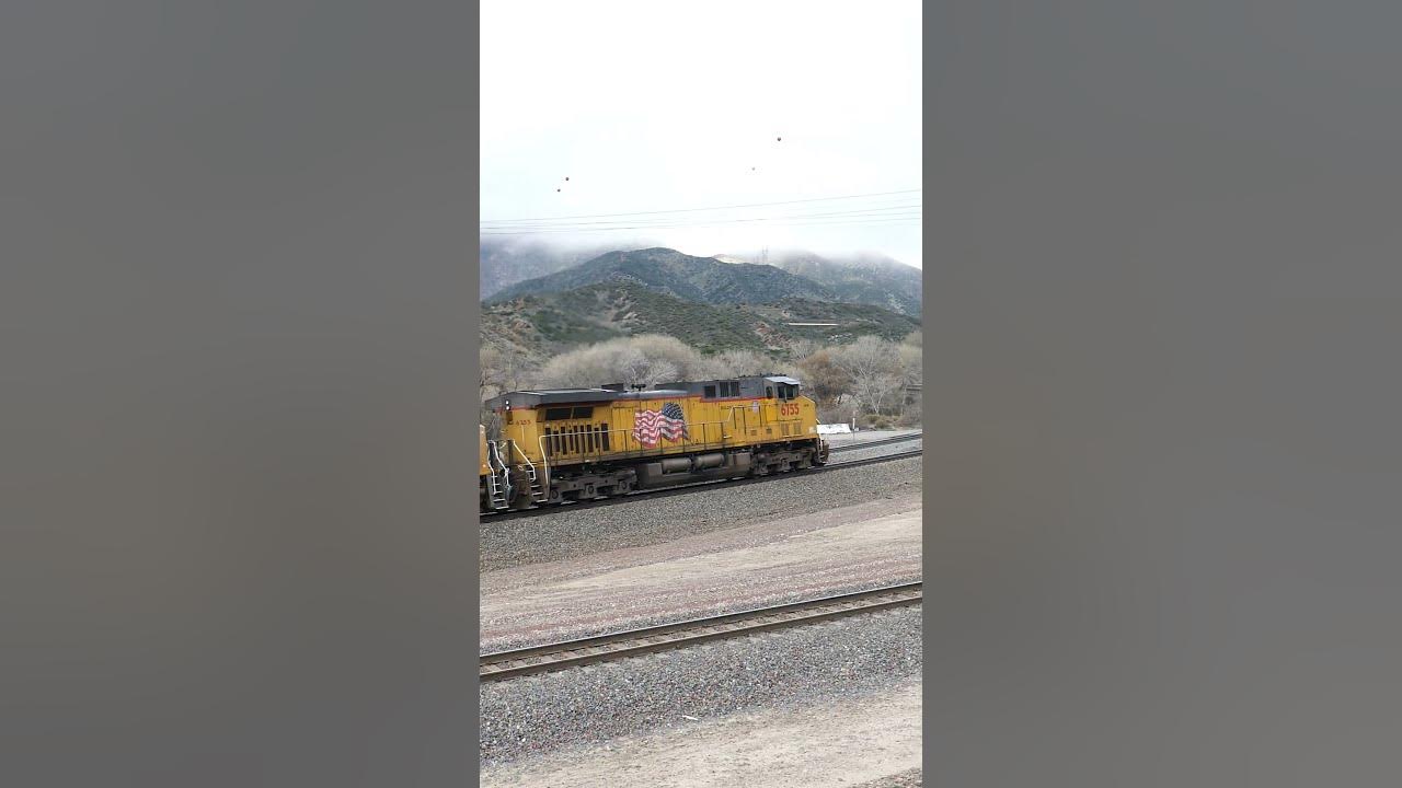 UP 6755 EB ZLBDV MP 62.4 CAJON JUNCTION 2-3-2024 #train #freight #freighttrain - YouTube