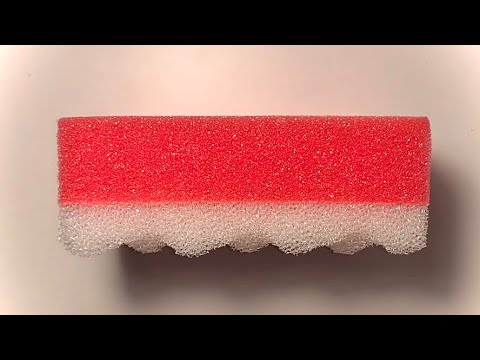 🍓 ASMR 🍓 Shaving foam sponge ripping and scratching - YouTube