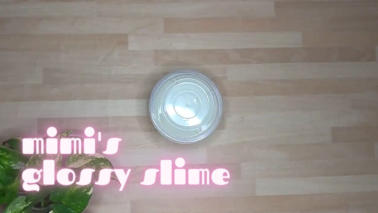 Glossy Slime Asmr Youtube