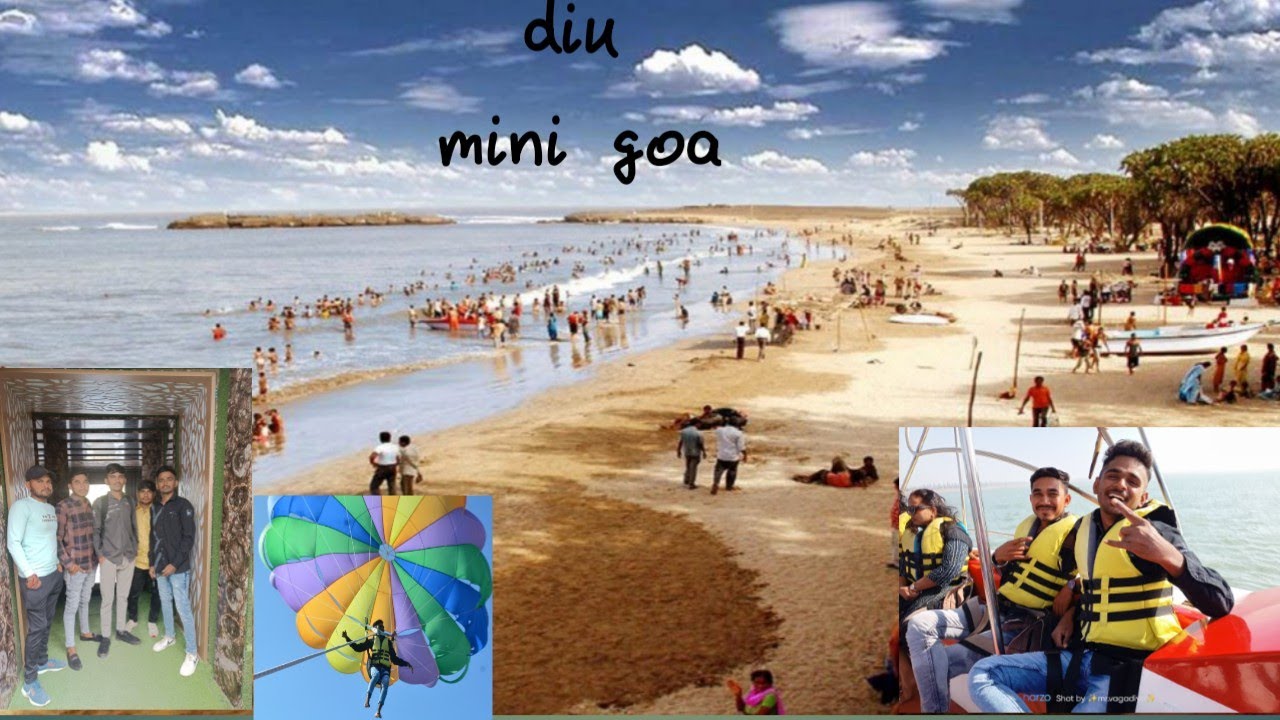 Diu Mini Goa | diu nagoa beach new look places to visit in Diu - YouTube
