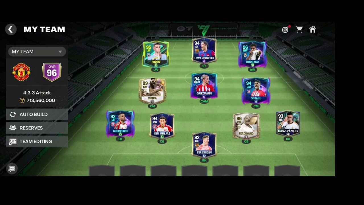 My current FIFA mobile team - YouTube