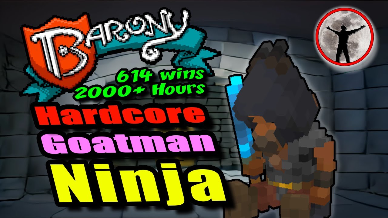Ninja Goatman - Barony Gameplay on Hardcore difficulty - 614 Wins - YouTube