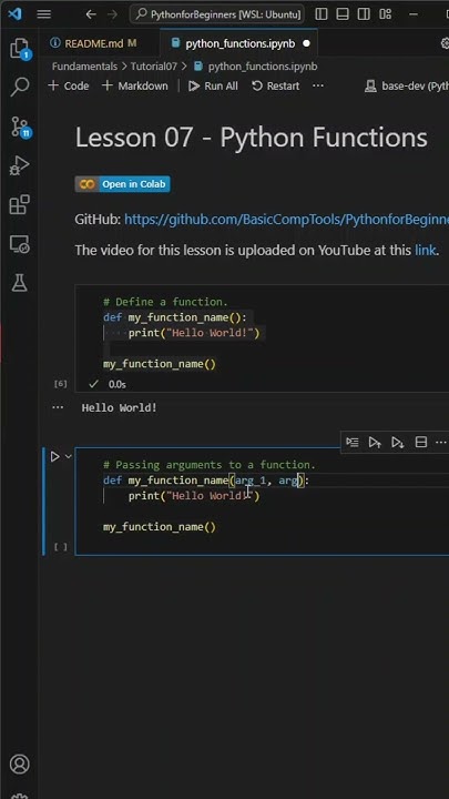 Howto Define A Function In Python Pythonforbeginners Pythonprogramming Pythontutorial