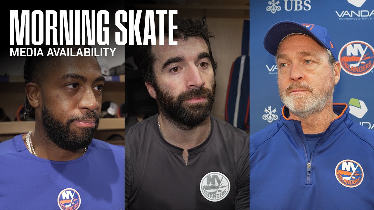 Pregame Availability | NYI vs SJS (10/21/25) - YouTube