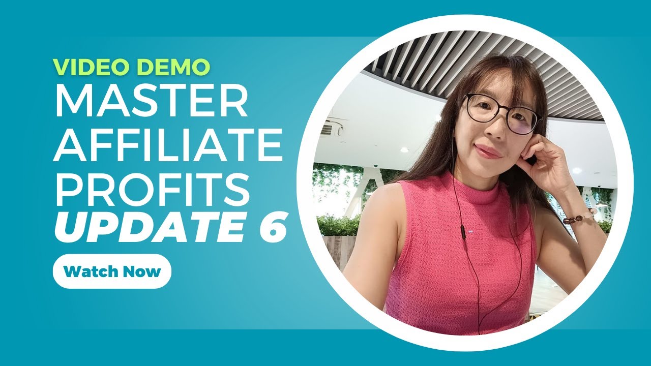 Master Affiliate Profits Update 6 - Video Demo - YouTube