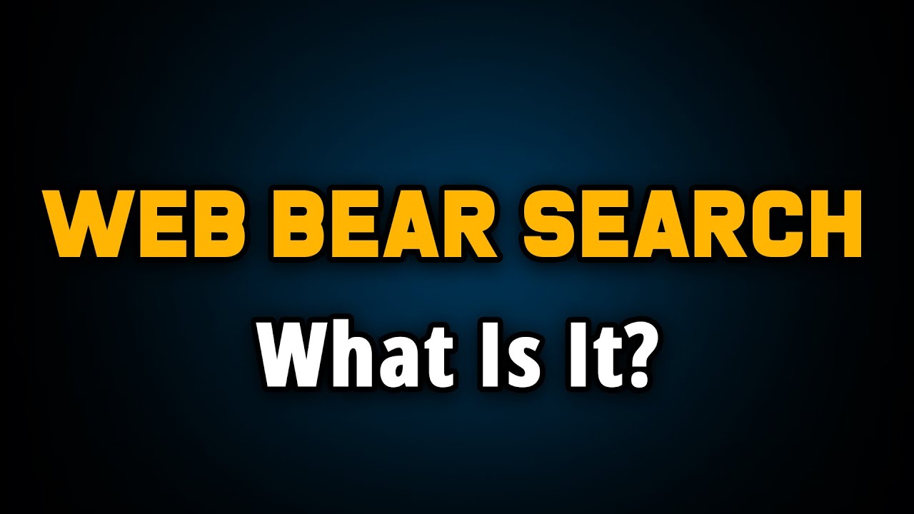 Web Bear Search Extension & How to Remove Web Bear Search? - YouTube