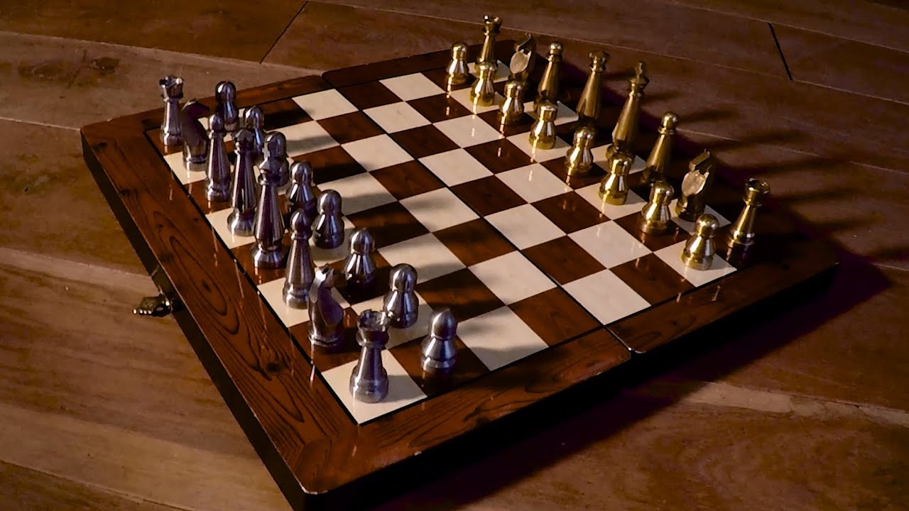 Machining a Chess set - timelapse - steel and brass - milling and ...