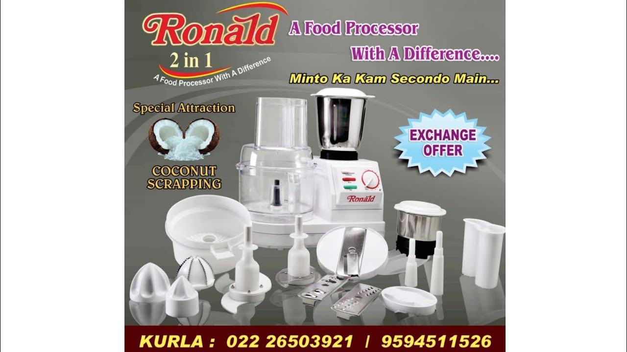 Ronald food processor demo | Ronald Mixers | 📍Kurla Head Office ...