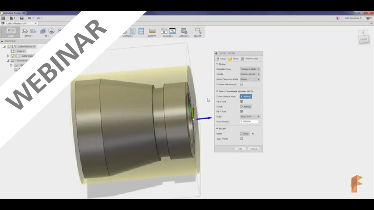 Webinar: Getting Started with Lathe Functionality inside of CAM: Design ...