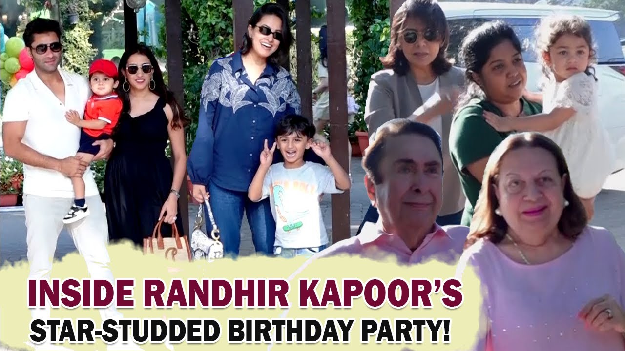 NEETU SINGH, RAHA KAPOOR, SHLOKA MEHTA & MORE at Celebrate Randhir! 🎉 ...