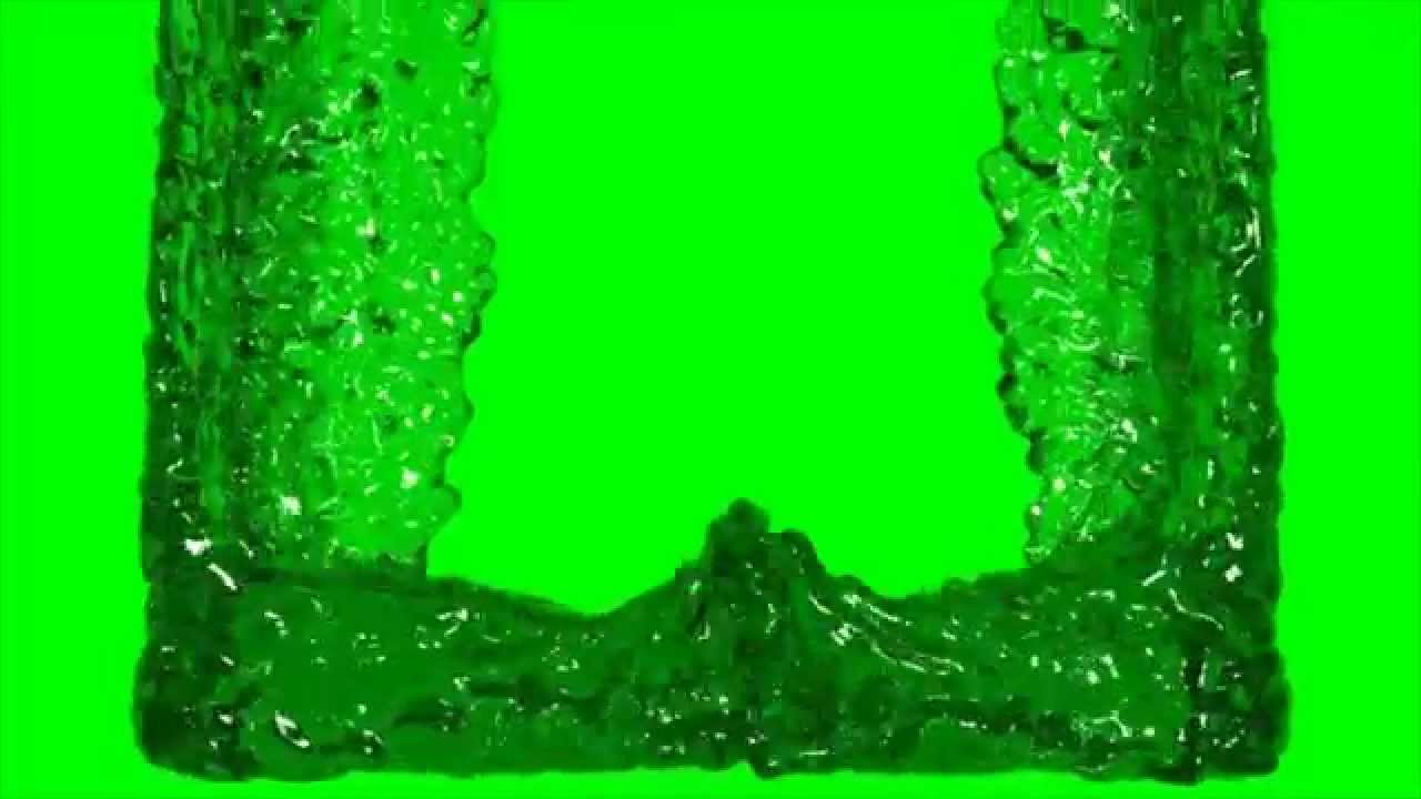 FULL HD water in green screen 1 million particles - YouTube