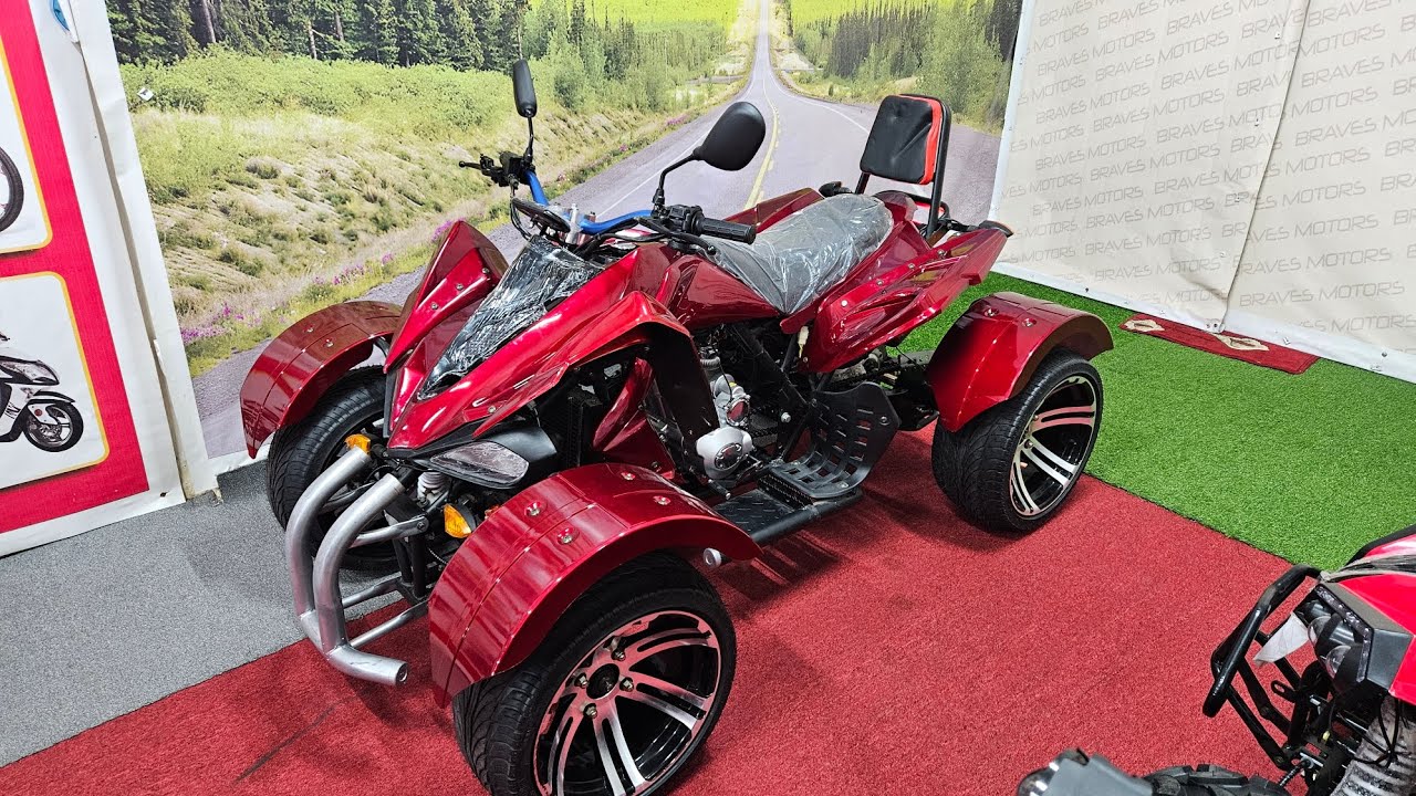 ATV QUAD Bike -Hunter Red Wine Cloure - YouTube