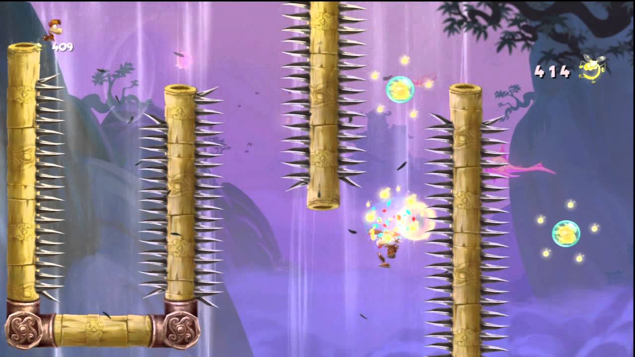 Rayman Legends - Daily Challenge Extreme The Dojo: As far as you can ...