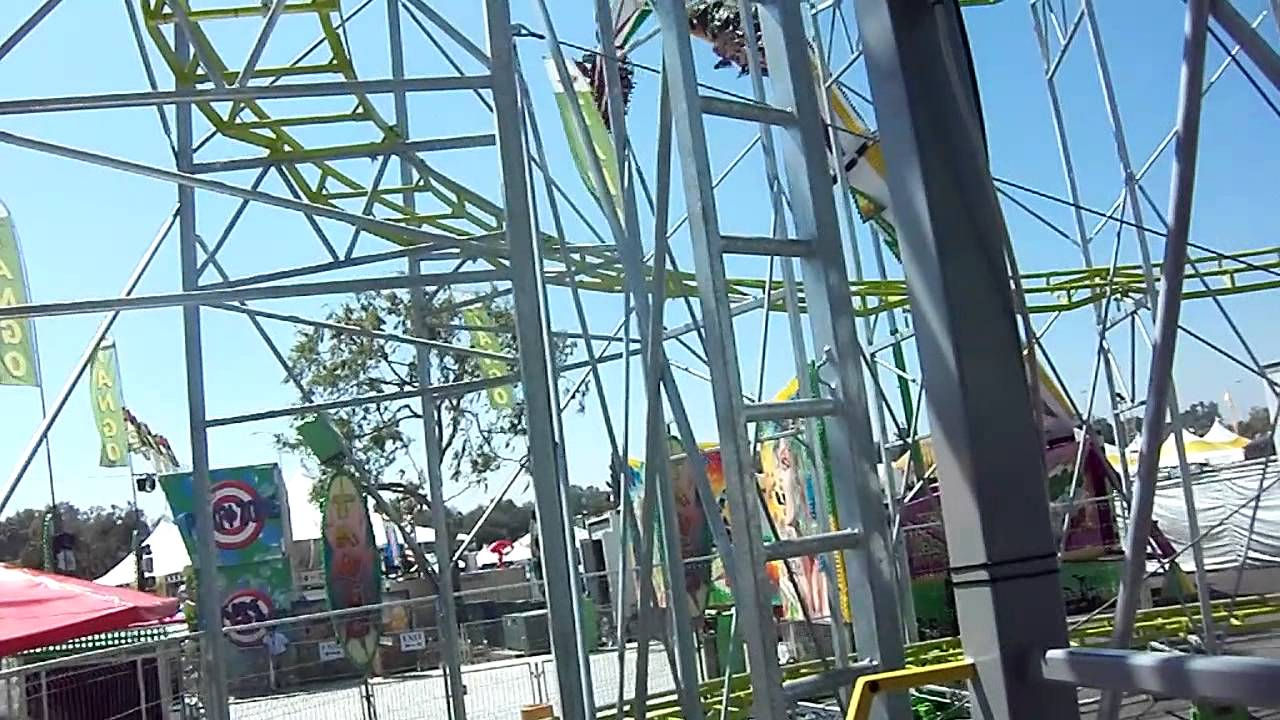 Galaxy Coaster ride @ LA County fair 2014 - YouTube