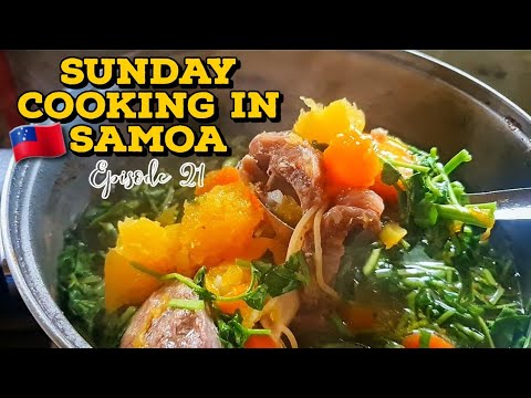 SUNDAY COOKING IN SAMOA | EPISODE 21 SAMOAN FOOD 🇼🇸 - YouTube