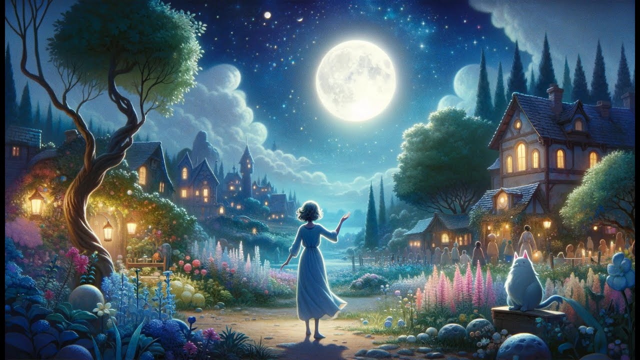 Luna's adventure in The Midnight Garden of Moonlight Meadows - YouTube