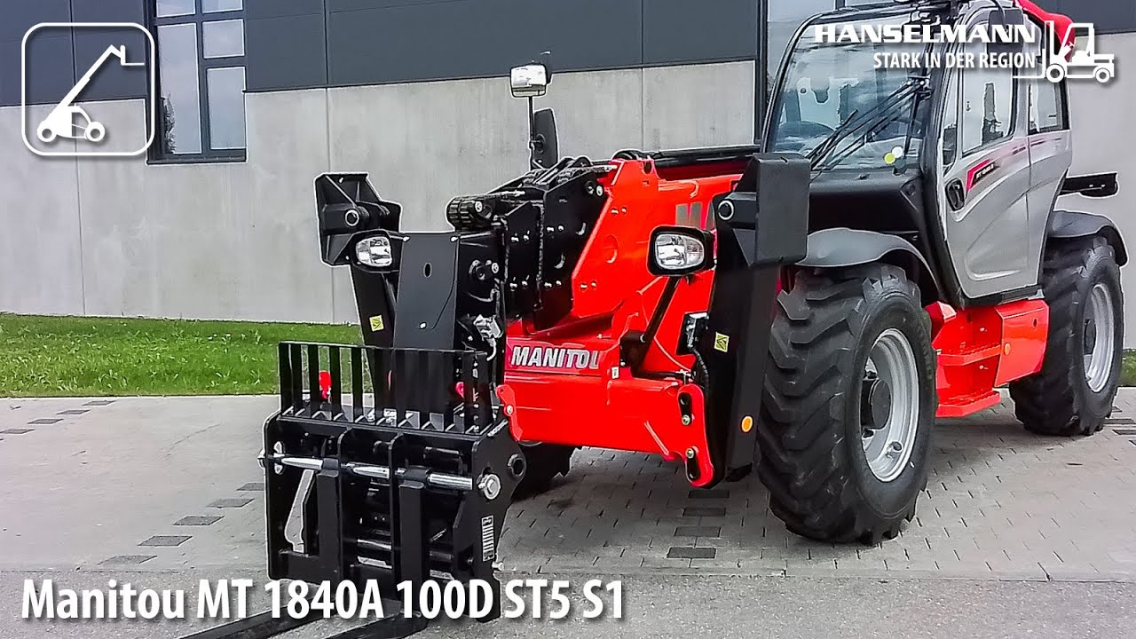 Manitou MT 1840A 100D ST5 S1 - YouTube