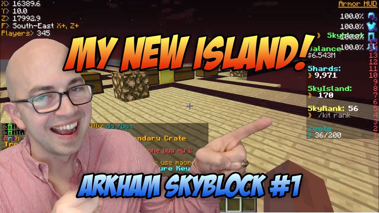 Minecraft: Tour of My Island - Arkham Skyblock - YouTube
