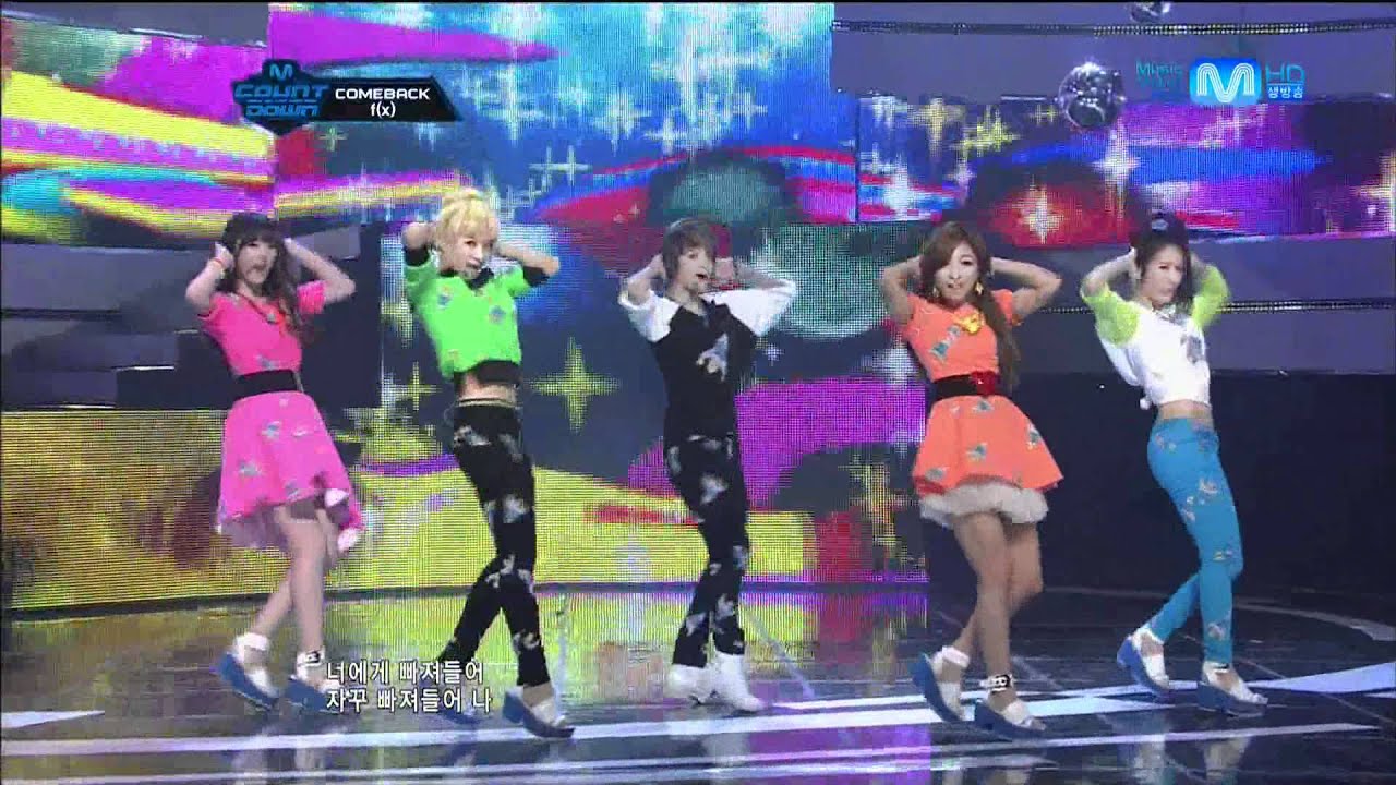 120614 Mnet M!CountDown f(x) Comeback Stage - Jet + Intro + Electric ...