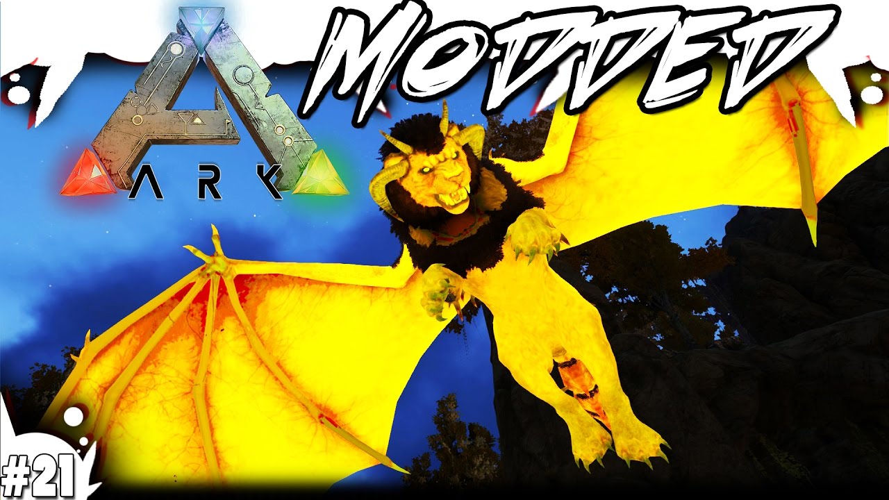 EEN GOUDEN MANTICORE!! | ARK COMES ALIVE MODS #21 - YouTube