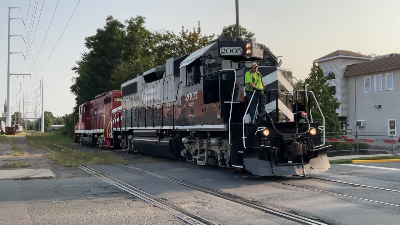 Chesapeake And Delaware (DRRV) GP38-2 #2005 And Black River And Western (BDRV) GP9 #752 Red Bank ...