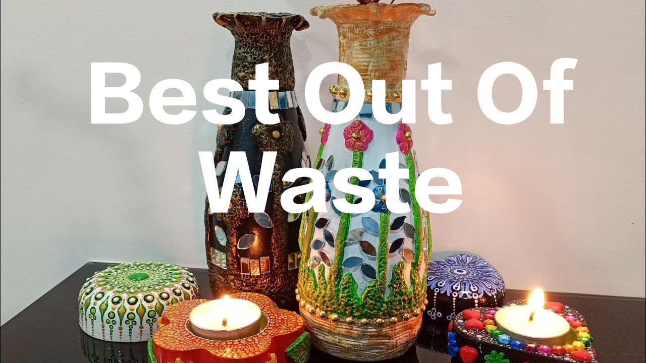 Best Out Of Waste | Easy DIY Bottle Craft | #youtubevideo #diycrafts # ...