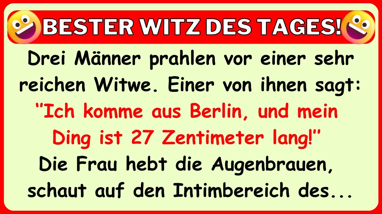 🤣 BESTER WITZ DES TAGES! Drei Männer prahlen vor einer sehr reichen ...