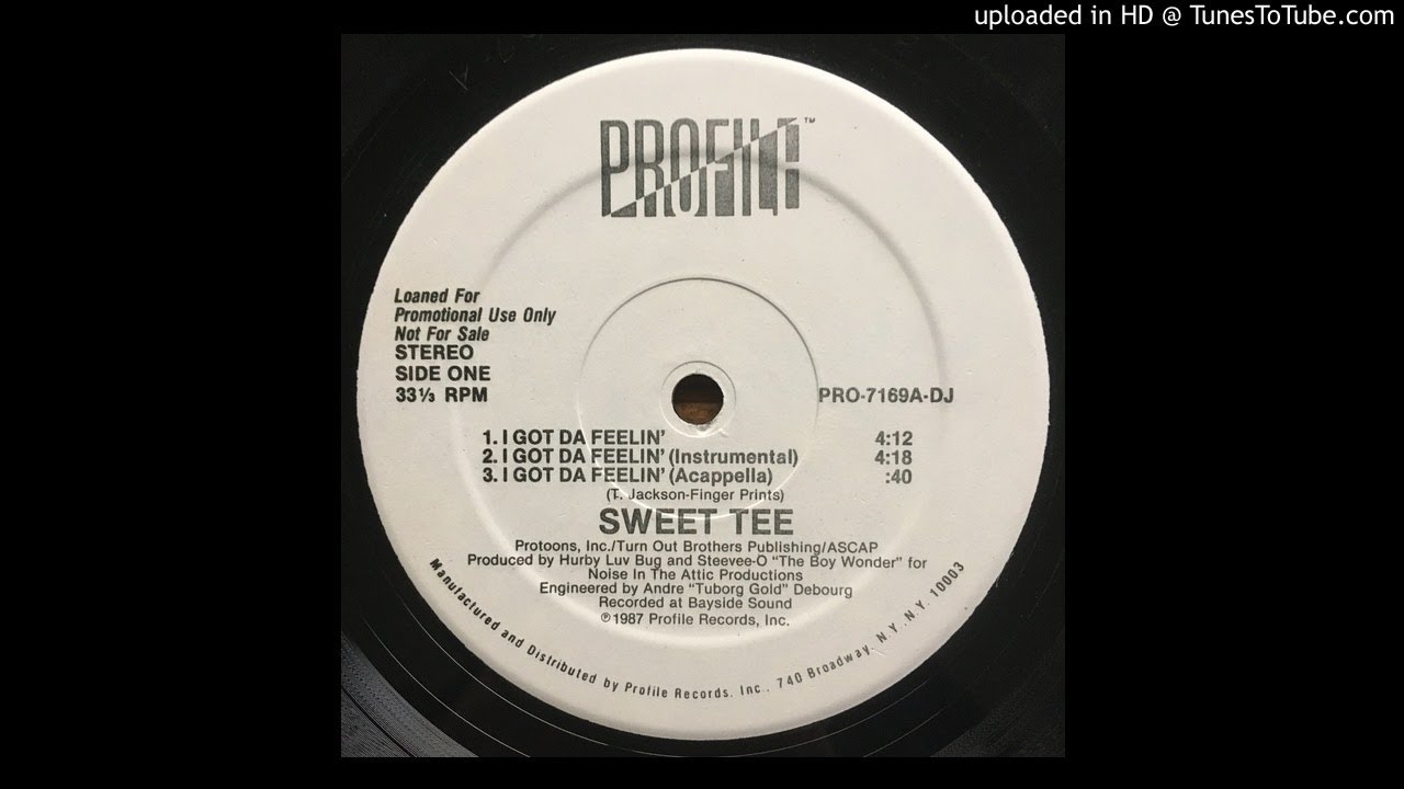 Sweet Tee - I Got Da Feelin' (12" Version) - YouTube