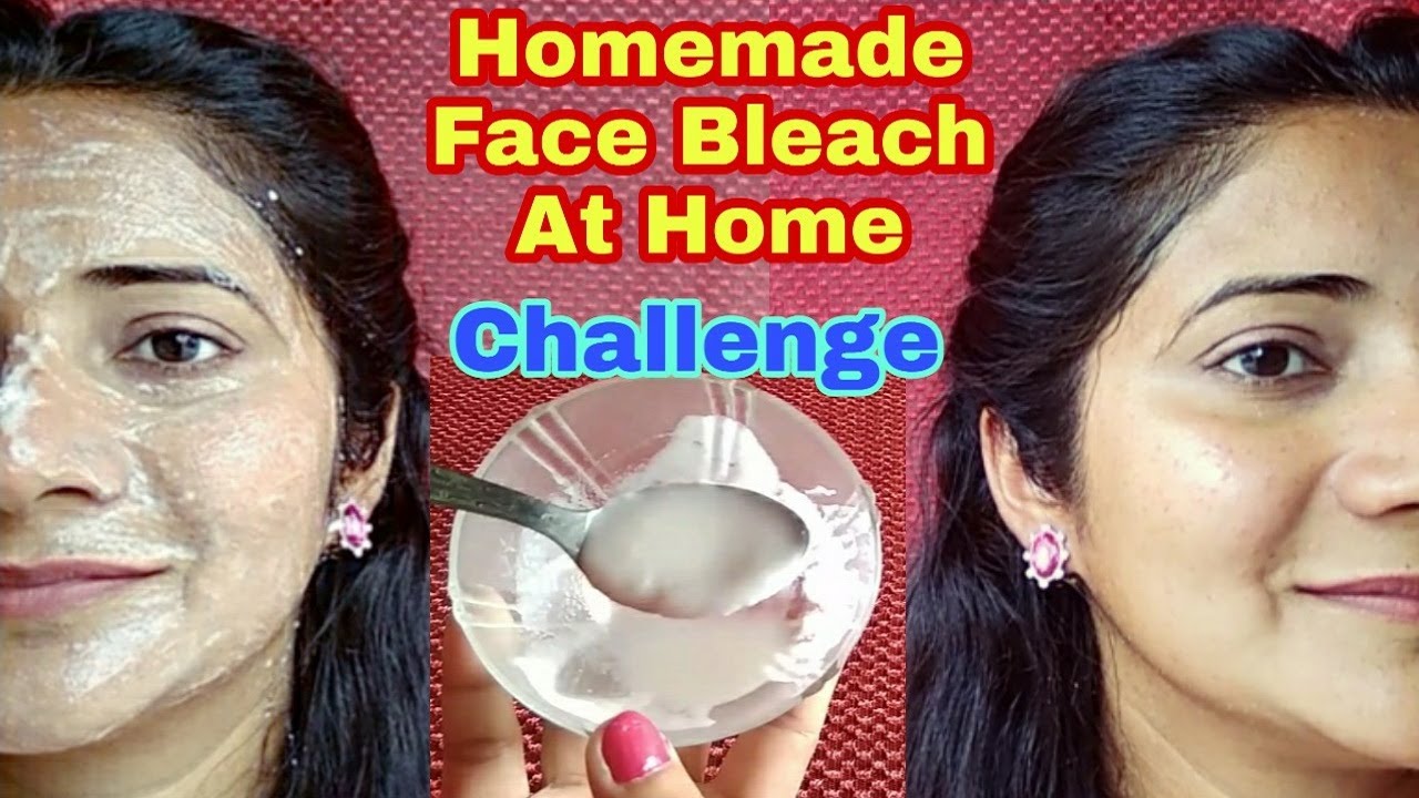 Do This Amazing Face BLEACH At Home | घर पर चेहरे की ब्लीच करने की विधि ...