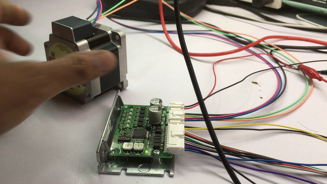 Testing Video Of 5 Phase Stepper Motor and Driver - YouTube