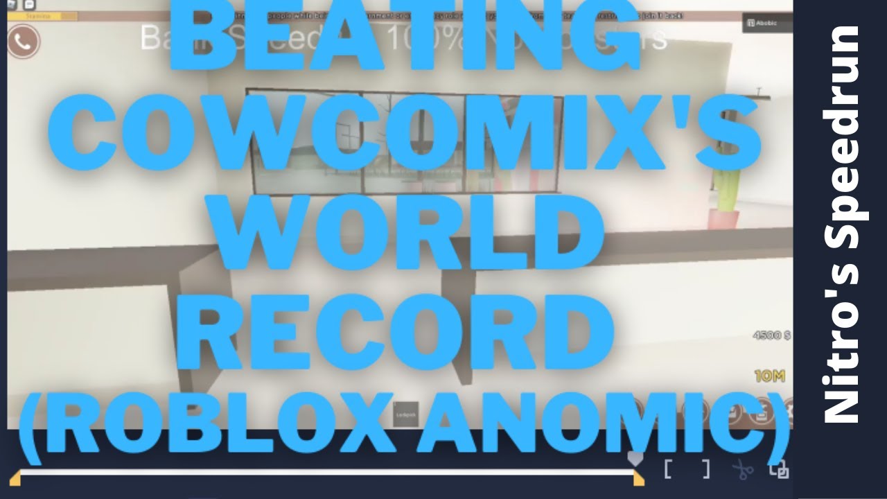 {WORLD RECORD} Anomic Bank 1:34.018 (Beating CowComix WR) - YouTube