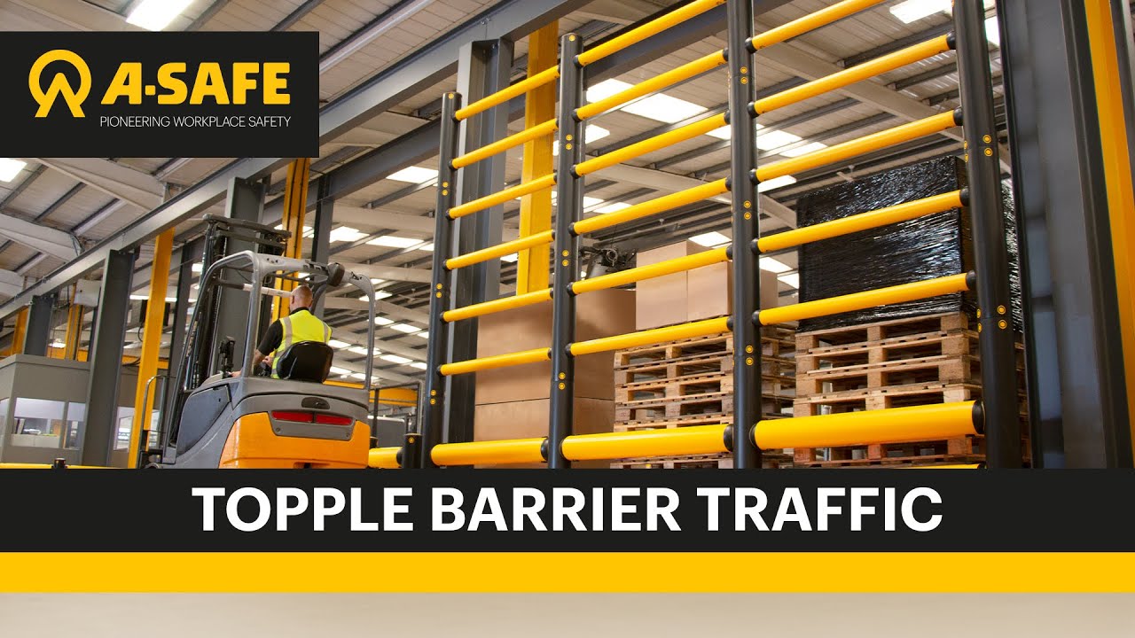 A-SAFE | Topple Barrier Traffic - YouTube