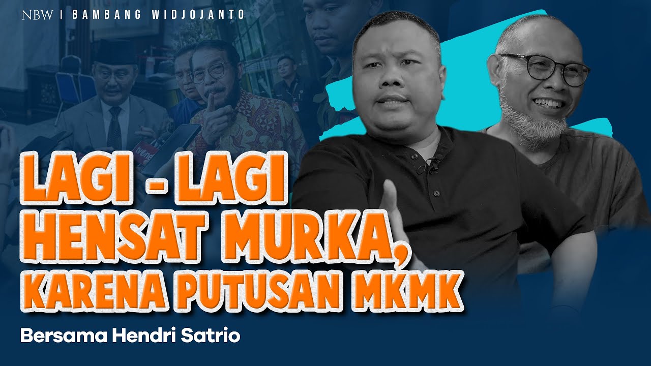 LAGI LAGI HENSAT MURKA, KARENA PUTUSAN MKMK - YouTube