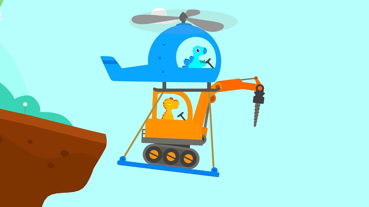 Dinosaur Digger for kids - YouTube