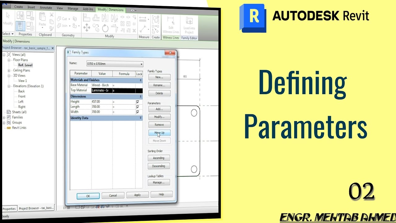 Autodesk Revit Defining Parameters Complete Detail Video| Autodesk ...