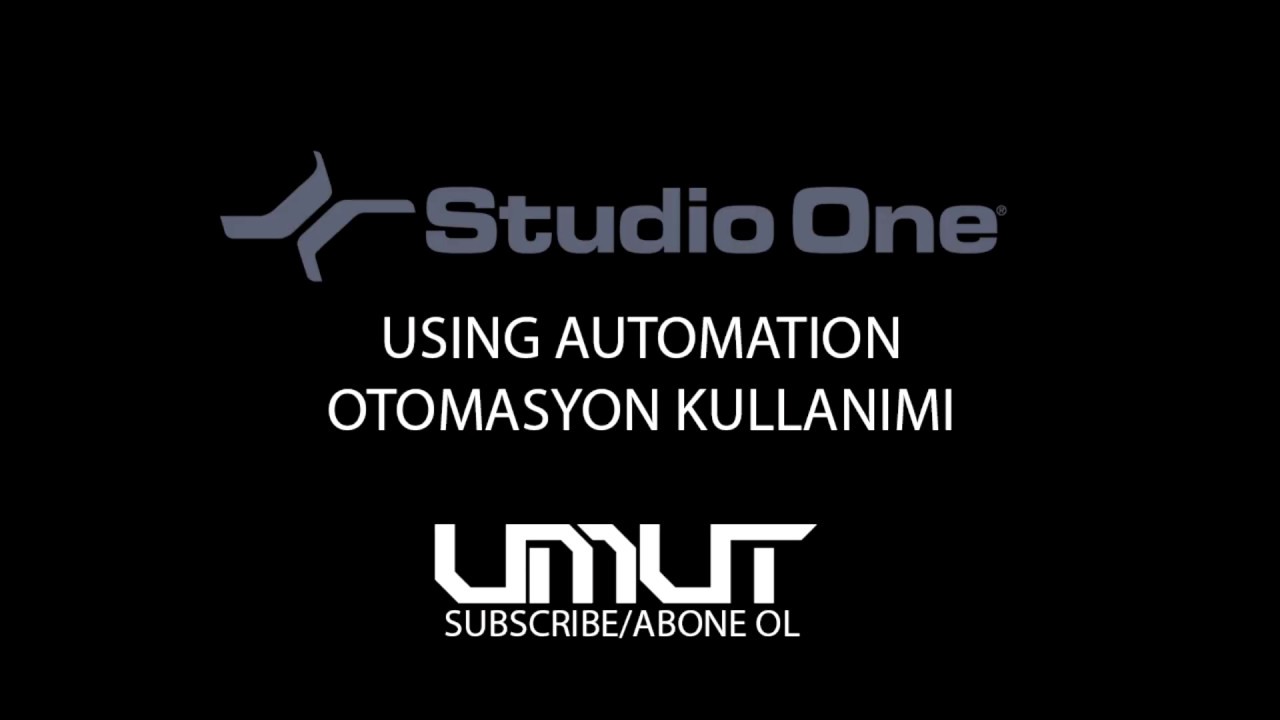Presonus Studio One - How to use automation - Otomasyon nasıl ...