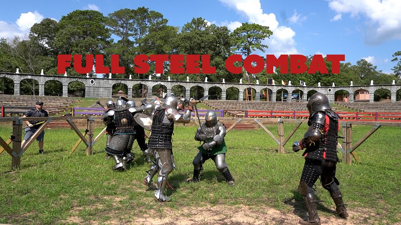 2nd Full Steel Combat Practice at the Texas Renaissance Festival - Vlog ...